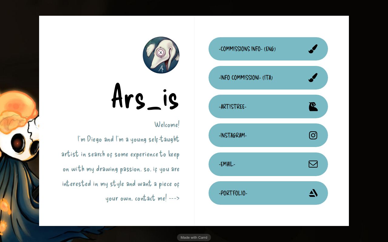 Ars_is' carrd